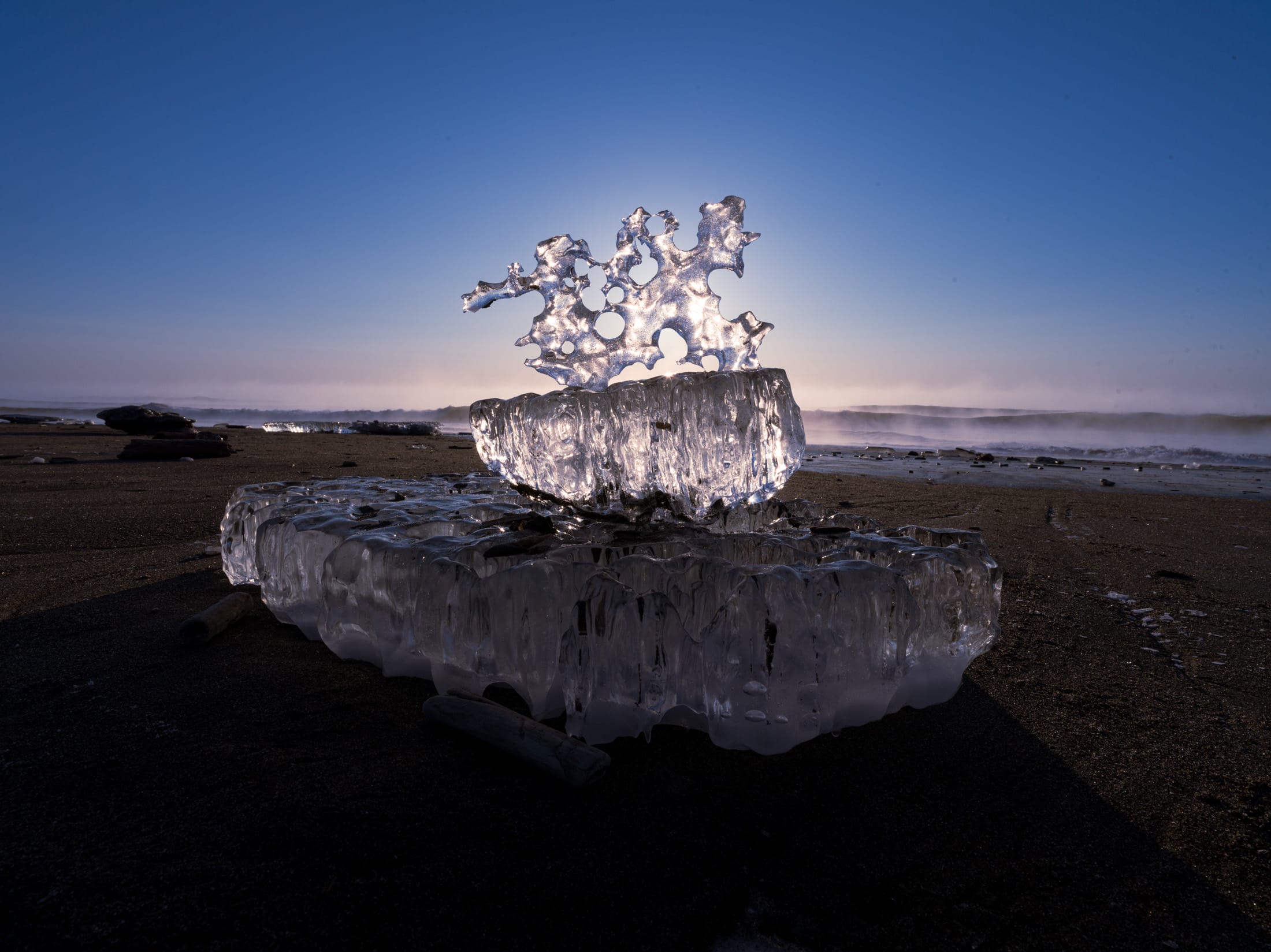The Jewelry Ice Beach at Otsu | Offbeat Japan