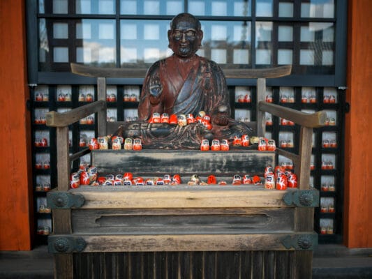 Serene Japanese Buddhist Temple Shrine with Candles | Offbeat Japan